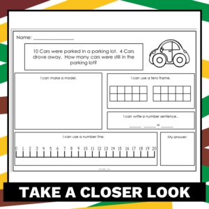 Mixed Addition & Subtraction Word Problems within 20 with Digital ...
